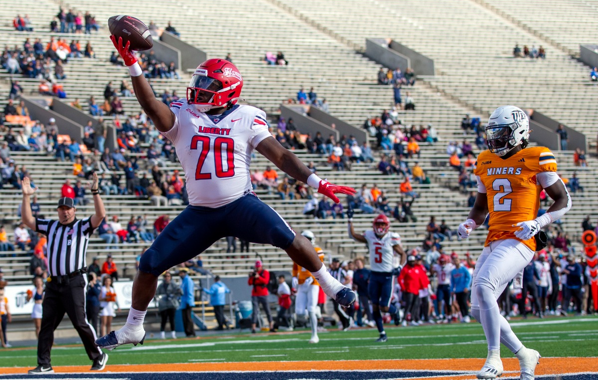 Liberty RB Quinton Cooley NFL Draft Projection, Height, Weight, Stats ...