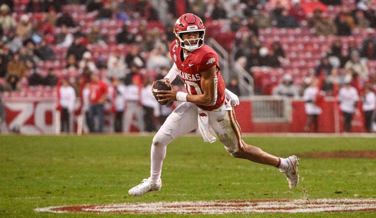 Taylen Green NFL Draft Projection & Profile: Arkansas QB Mocked To The ...